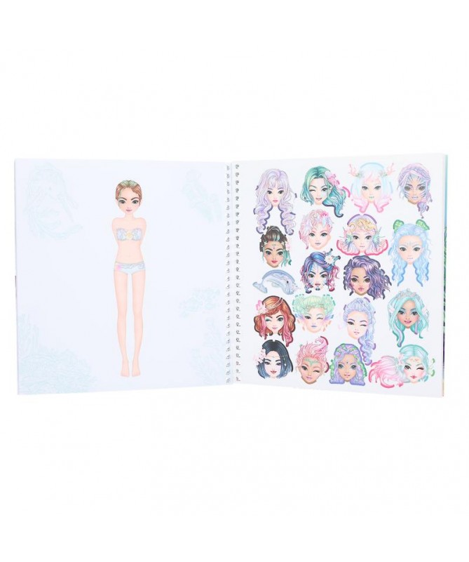 TOP MODEL CUADERNO DRESS ME UP MERMAID