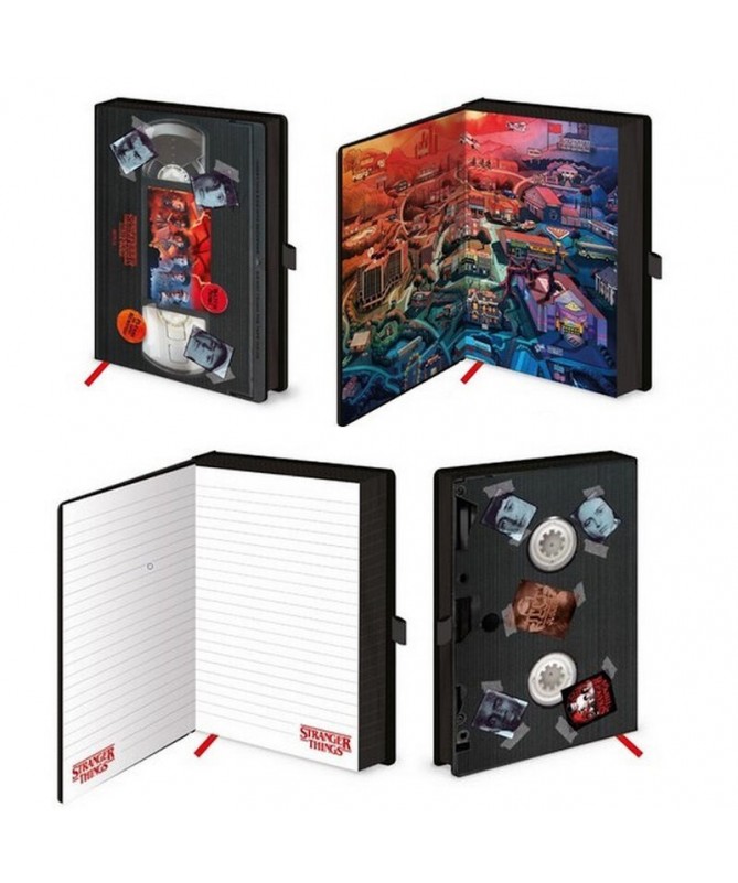 LIBRETA PREMIUM A5 STRANGER THINGS 4 VHS